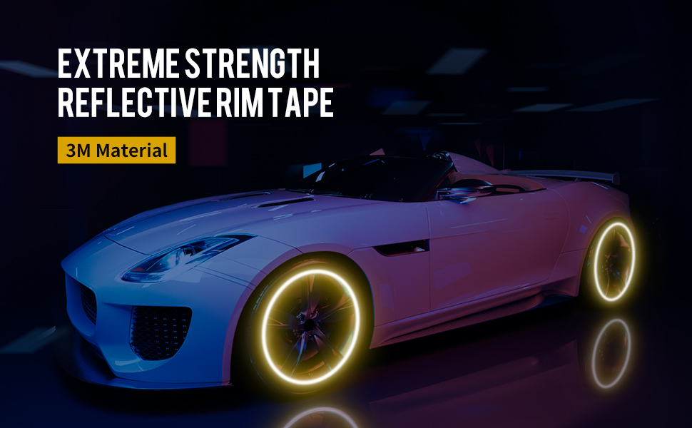 Rim Reflective Tape Stripes